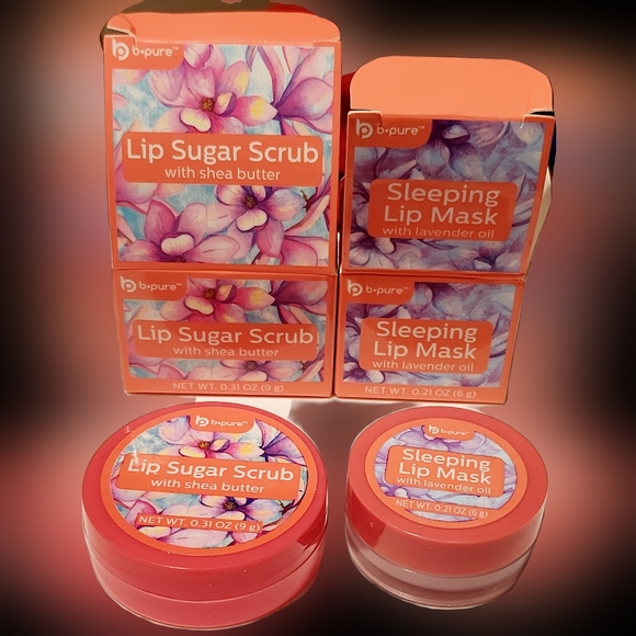 B•PURE | Makeup | Nwt Bpure Lip Sugar Scrub Sleeping Lip Mask Bundle ...